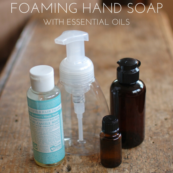 Foaming Hand Soap {with essential oils} - Roots & Boots