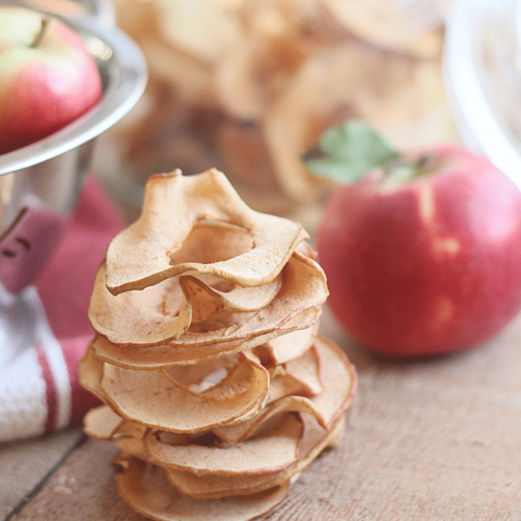 Easy Homemade Apple Chips - Roots & Boots