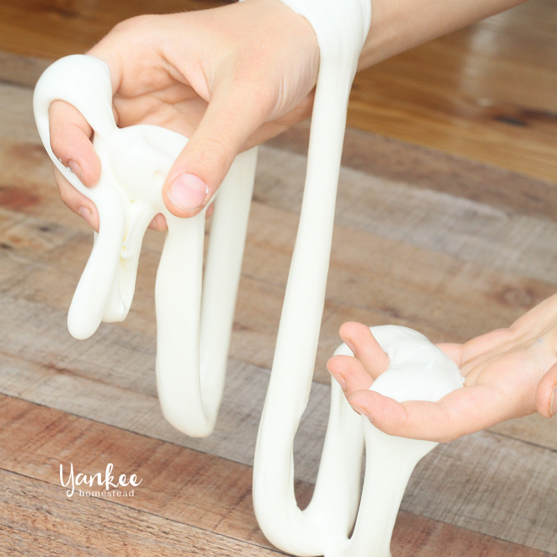 Homemade Flubber with Essential Oils | Yankee Homestead - Roots & Boots