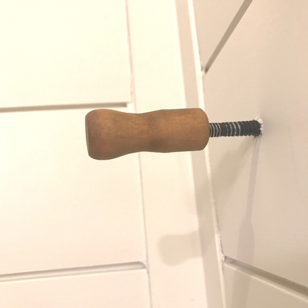 How to Attach Knobs or Pegs to a Wall - Roots & Boots