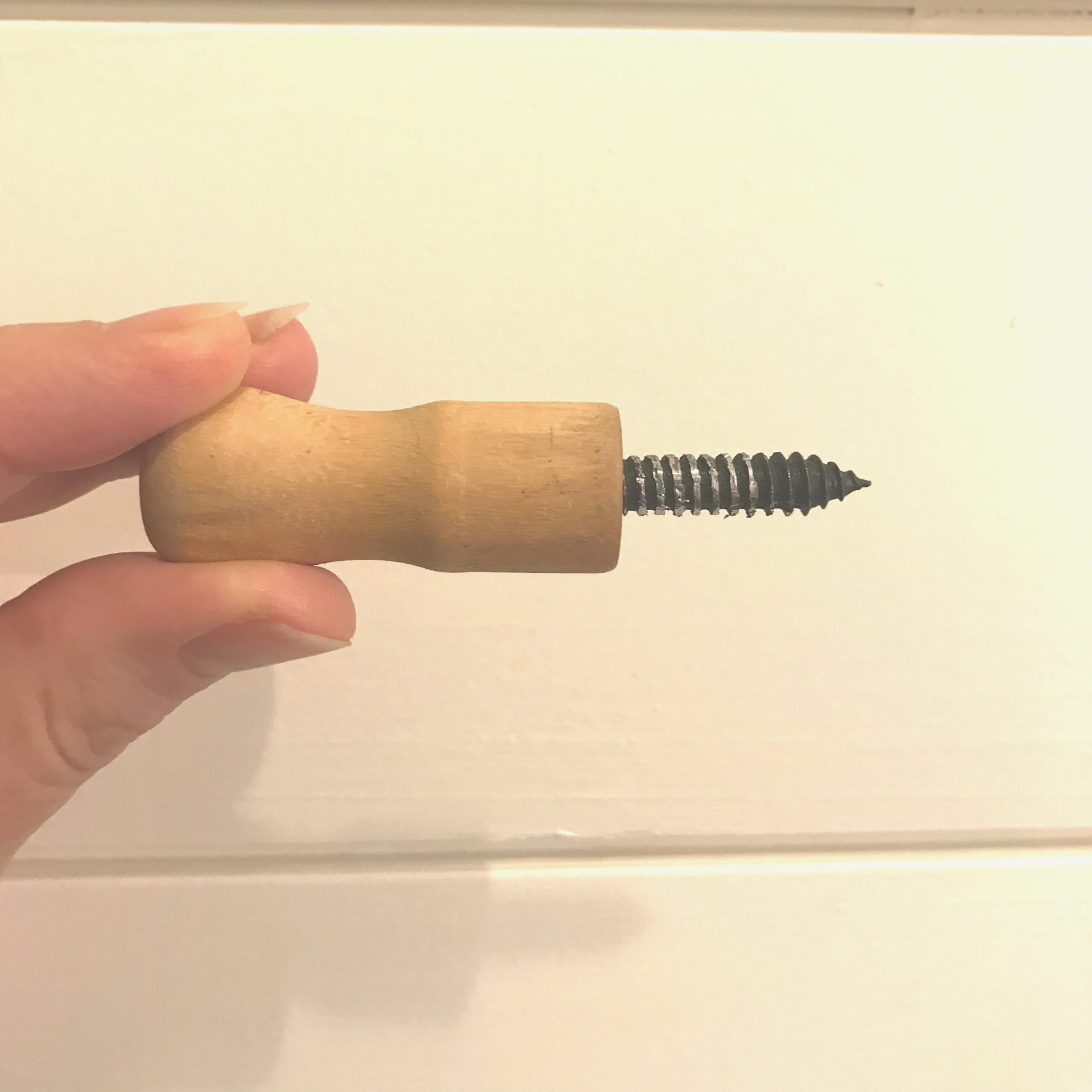 How to Attach Knobs or Pegs to a Wall - Roots & Boots