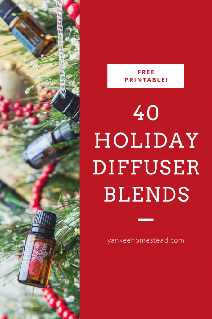 40 Holiday Diffuser Blends: Christmas Time - Roots & Boots