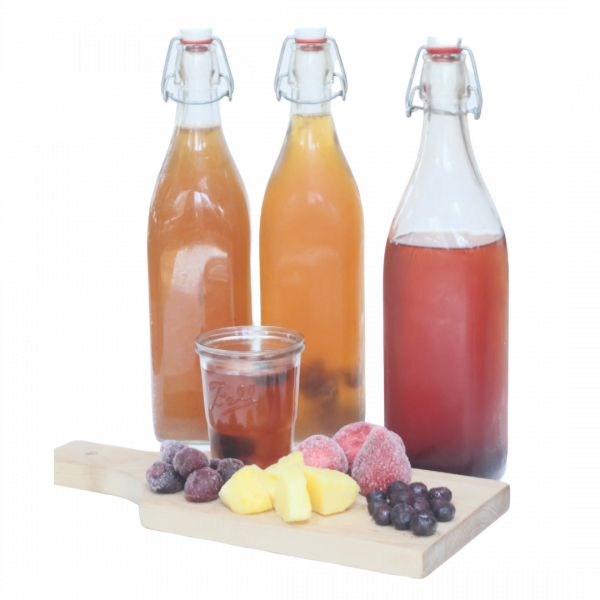 How to Flavor Kombucha with Frozen Fruit - Roots & Boots