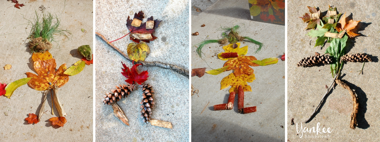 Leaf Men Collage - Roots & Boots