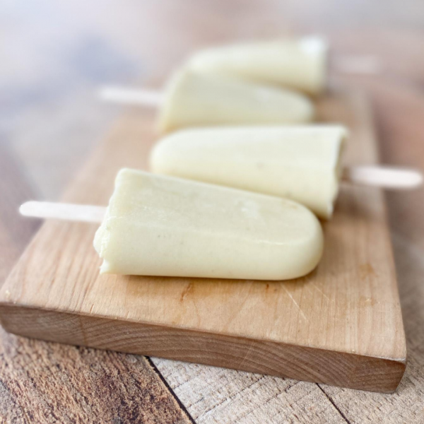 Tropical Popsicles with Pineapple and Coconut - Roots & Boots