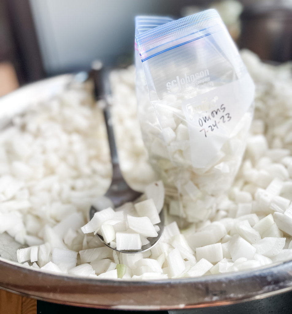 How to Freeze Onions - Roots & Boots